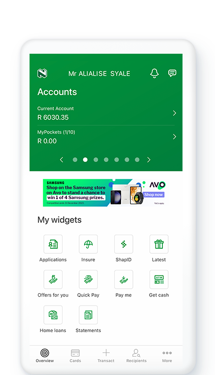 Instantly send and receive money with PayShap | Nedbank